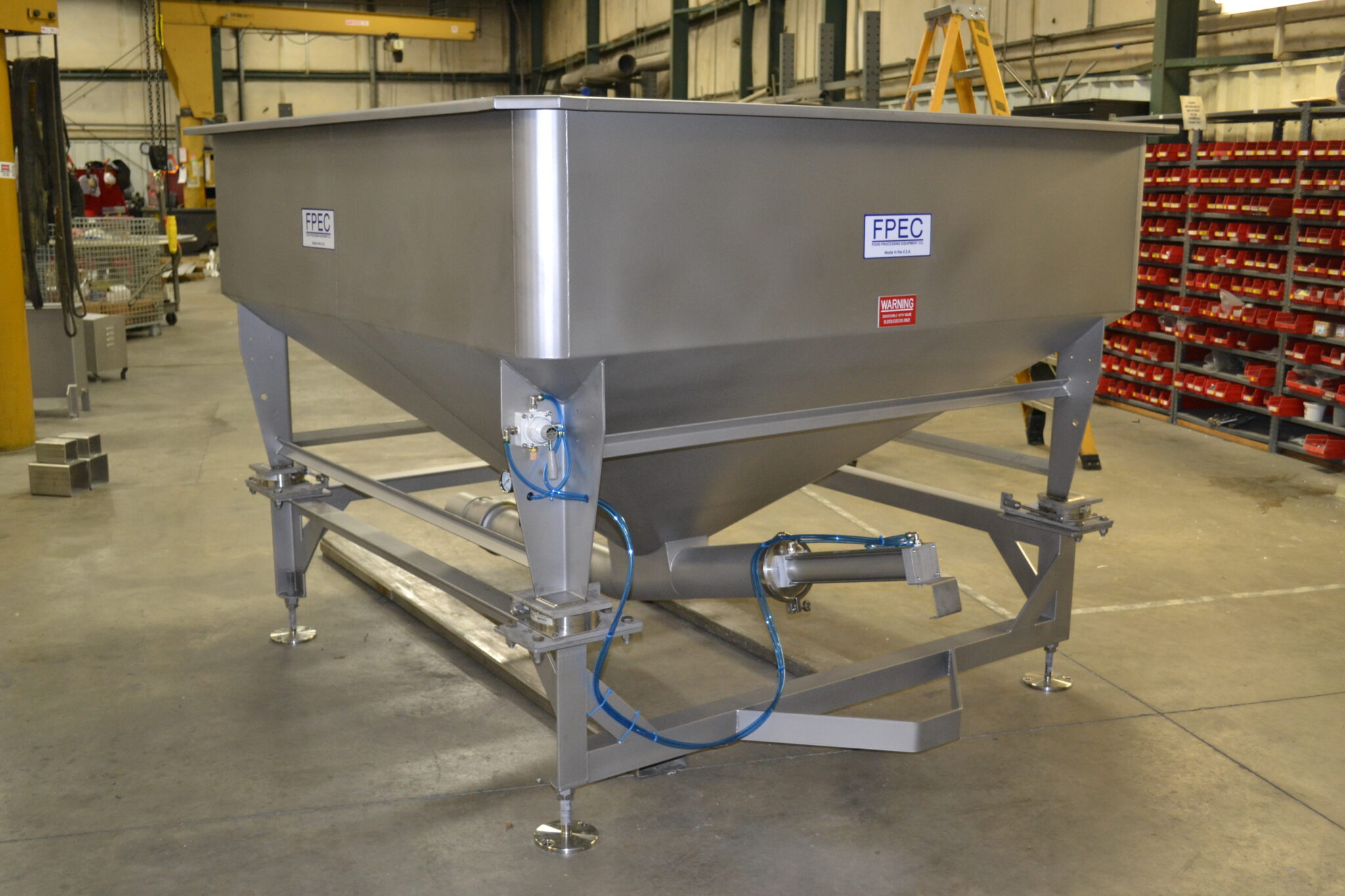 Vacuum Hopper for High-Capacity Food Processing Efficiency | FPEC